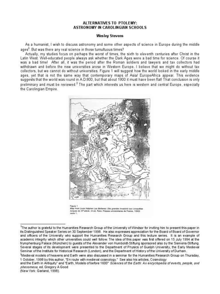 Astronomy in Carolingian Education | PDF | Apsis | Planets