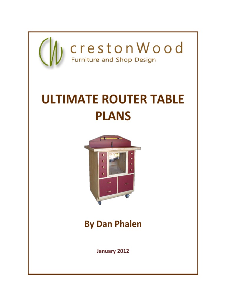Ultimate Router Table Plans | PDF | Plywood | Crafts