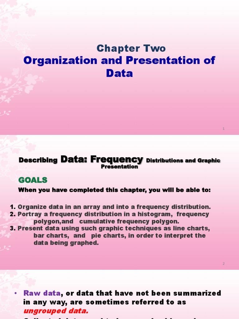 Organization and Presentation of Data | PDF | Histogram | Teaching Mathematics