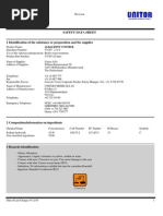 Caustic Soda Safety Data Sheet | PDF | Sodium Hydroxide | Dangerous Goods