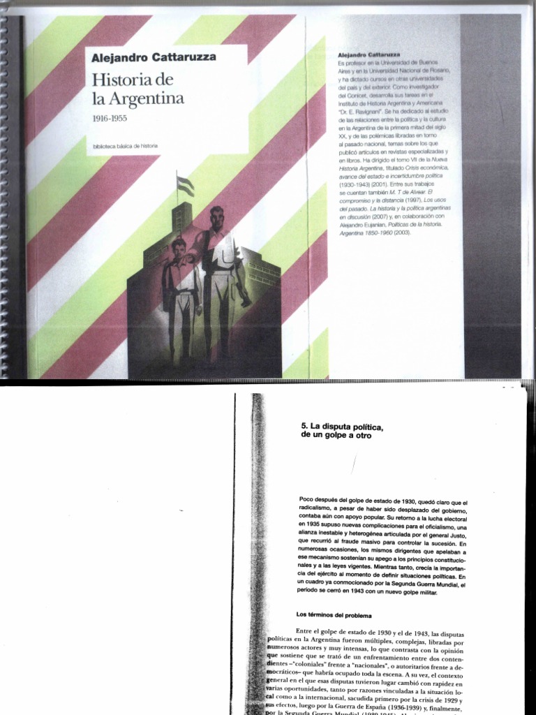 CATTARUZZA Alejandro, Historia de La Argentina 1916-1955 (Cap. 5) PDF | PDF