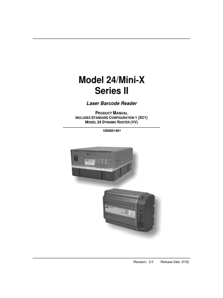 Model 24/Mini-X Series II Product Manual | PDF | Electrostatic ...