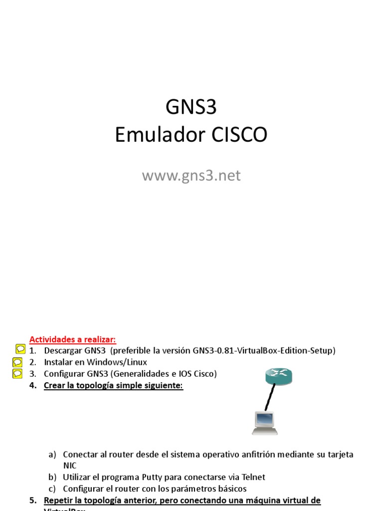 GNS3 | PDF