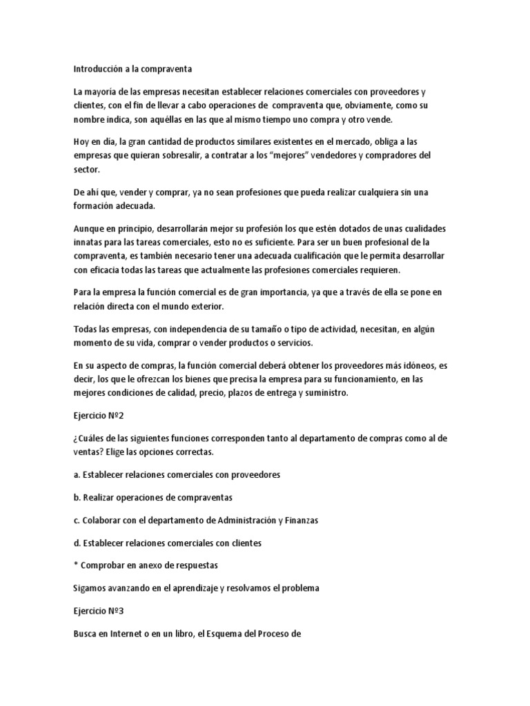 Introducción A La Compraventa | PDF | Mercado (economía) | Business