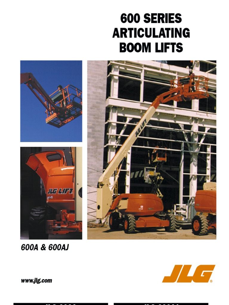 JLG 600 Series Articulating Boom Lifts 600a & 600aj | PDF | Tire | Engines