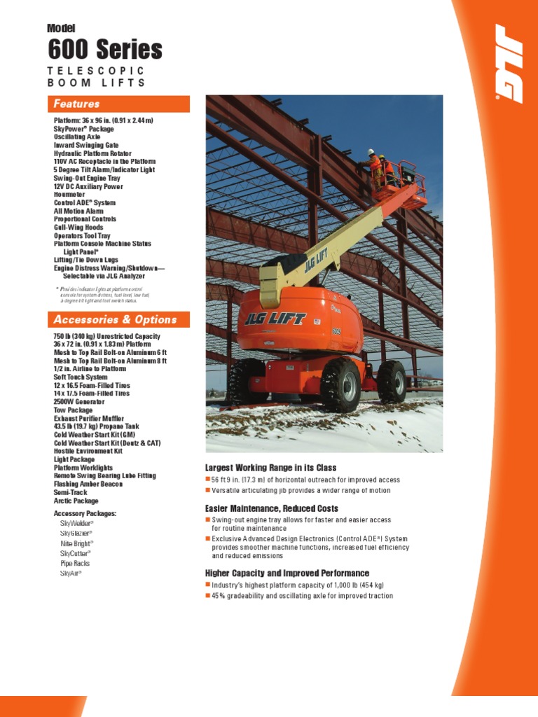 JLG 600 Series | PDF | Engines | Diesel Engine