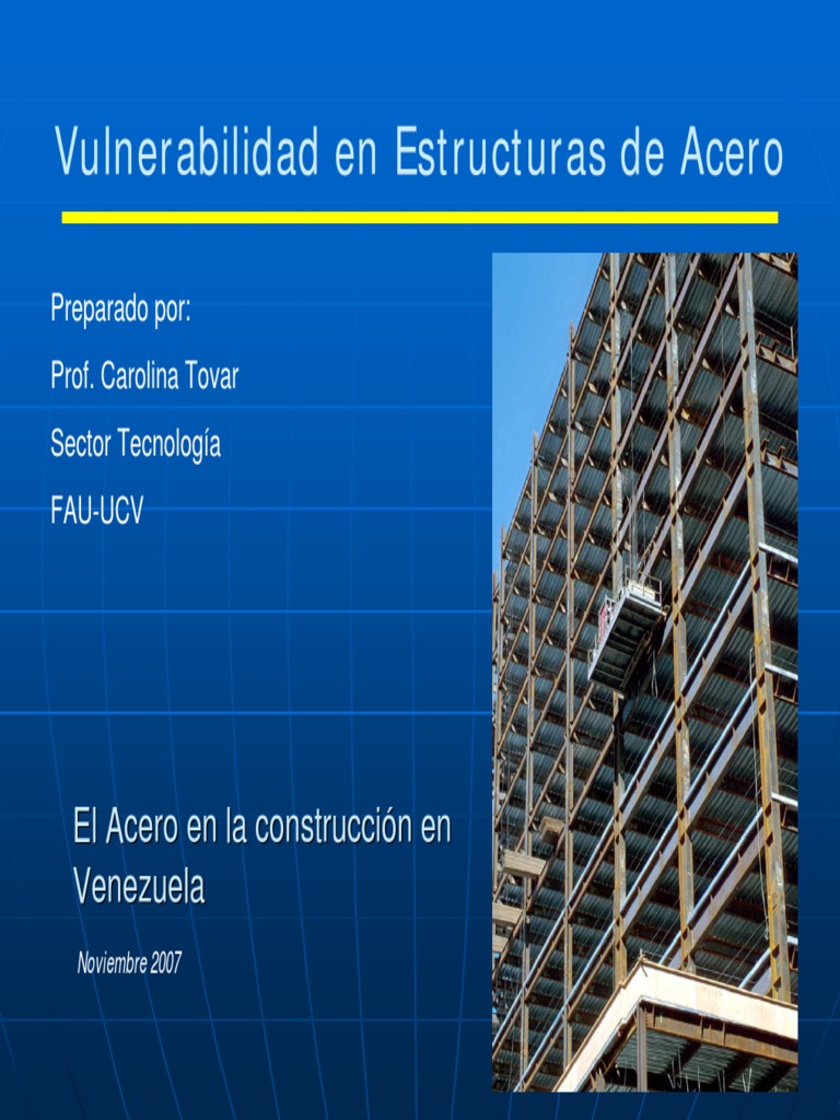 Vulnerabilidad en Estructuras de Acero | PDF | Temblores | Rigidez
