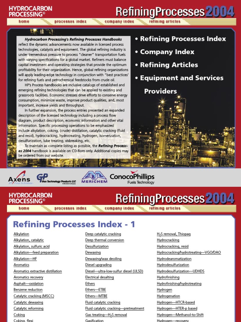 Hydrocarbon Processing Refining Processing 2004 | PDF | Cracking ...