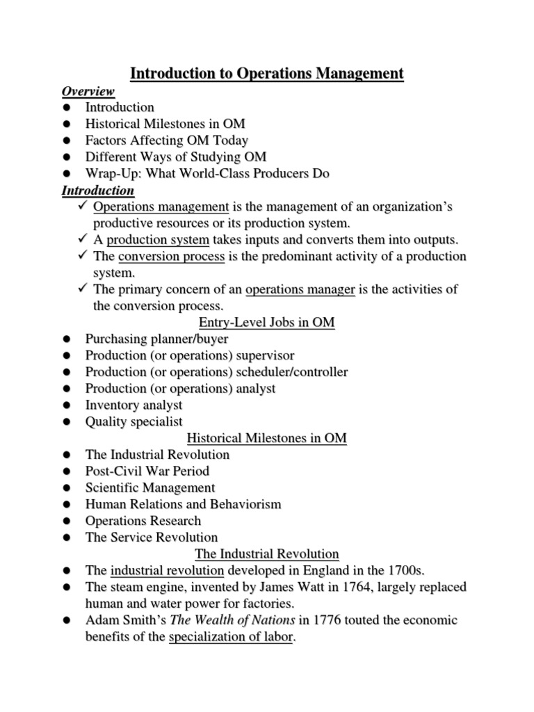 Production Management | PDF | Operations Management | Automation