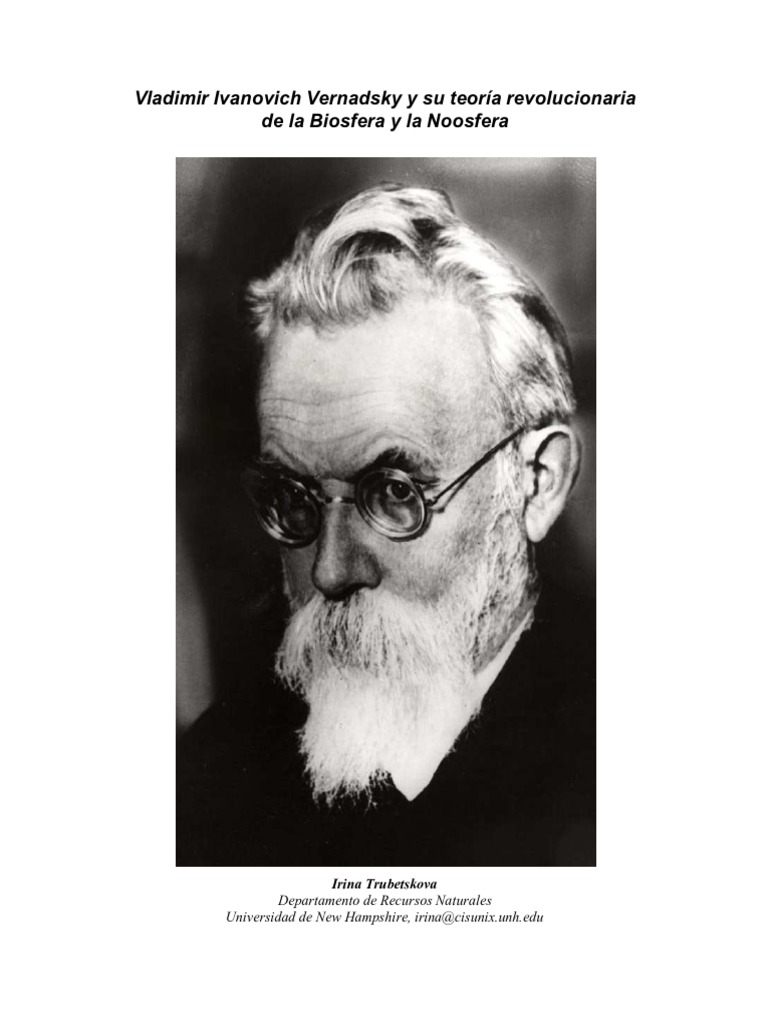 40129342 Vladimir Ivanovich Vernadsky y Su Teoria Revolucionaria de La ...
