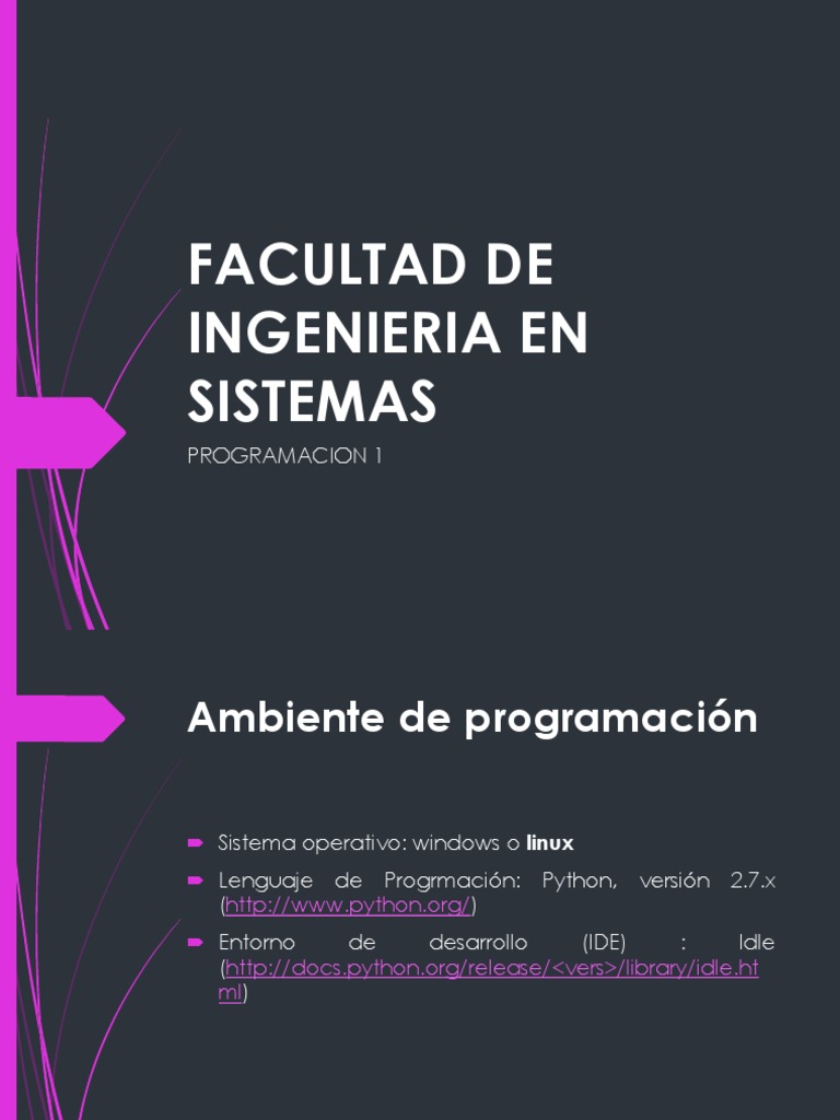 Introducción a Python y su Sintaxis | PDF | Lenguaje de programación | Python (lenguaje de ...