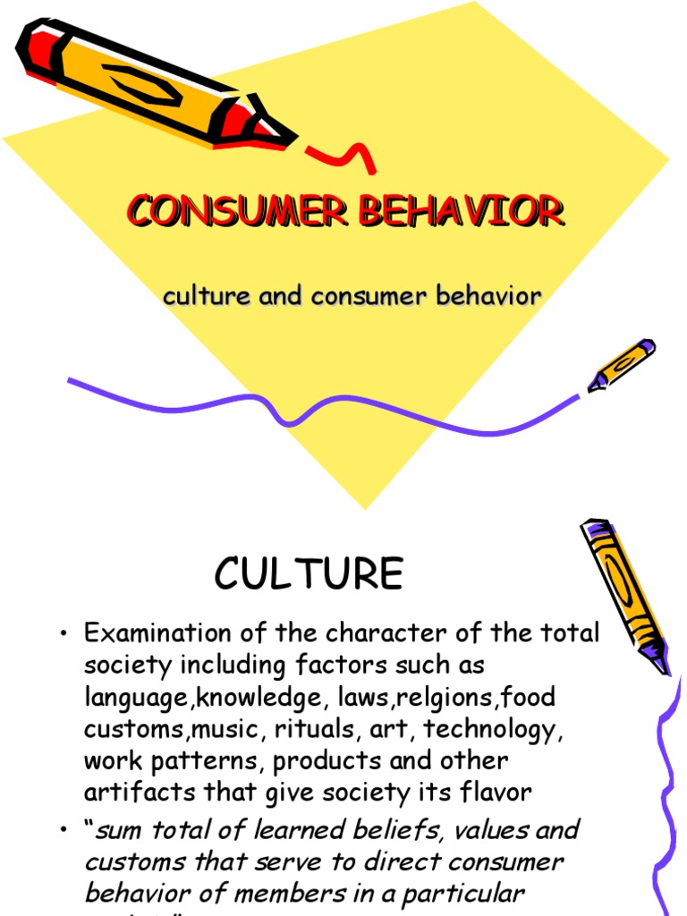 Effect of Culture On Consumer Behavior | Behavior | Consumer Behaviour