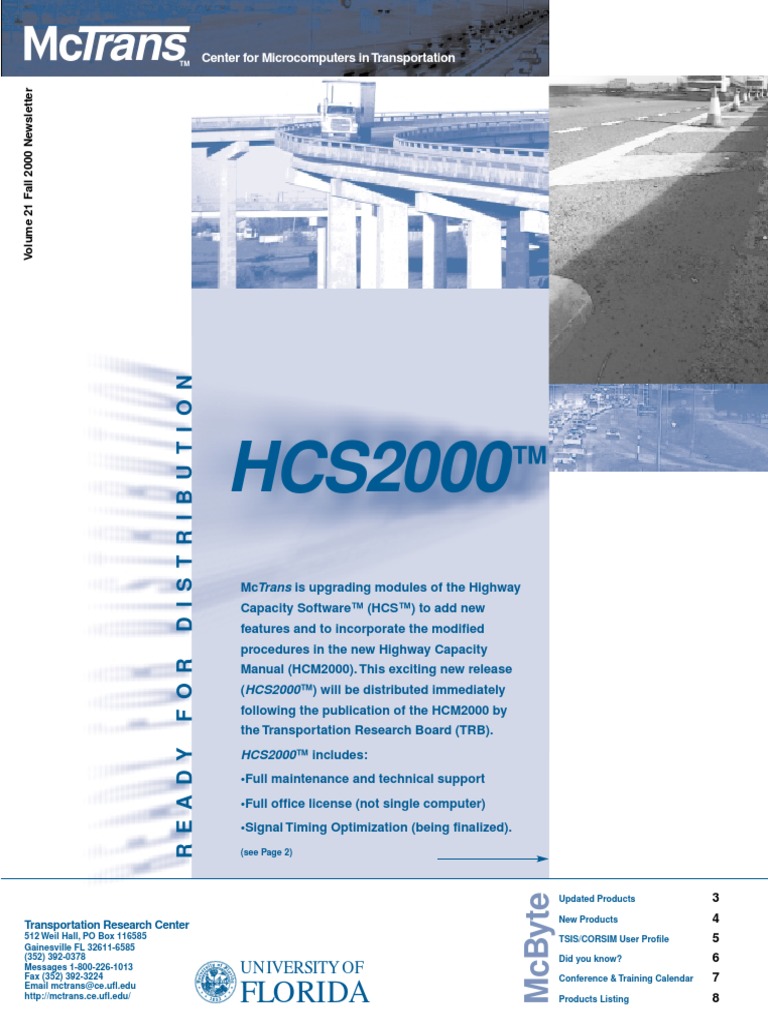 HCS2000 | PDF | Traffic Collision | Microsoft Windows