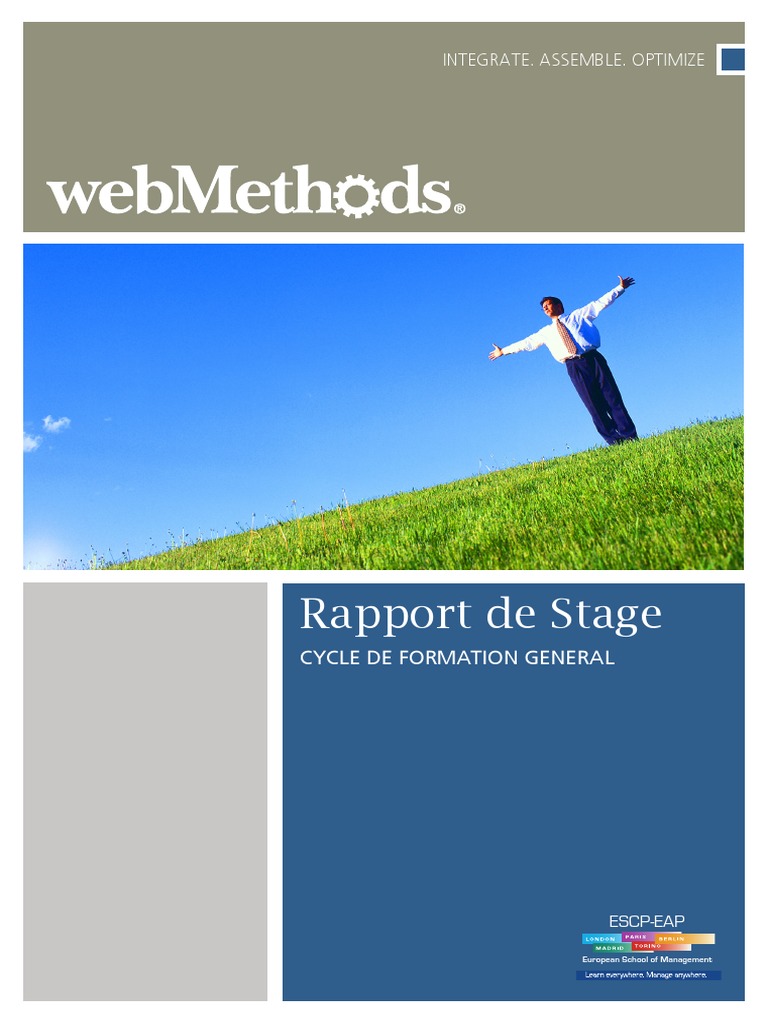 Rapport de Stage Webmethods | PDF | Microsoft | SAP (entreprise)