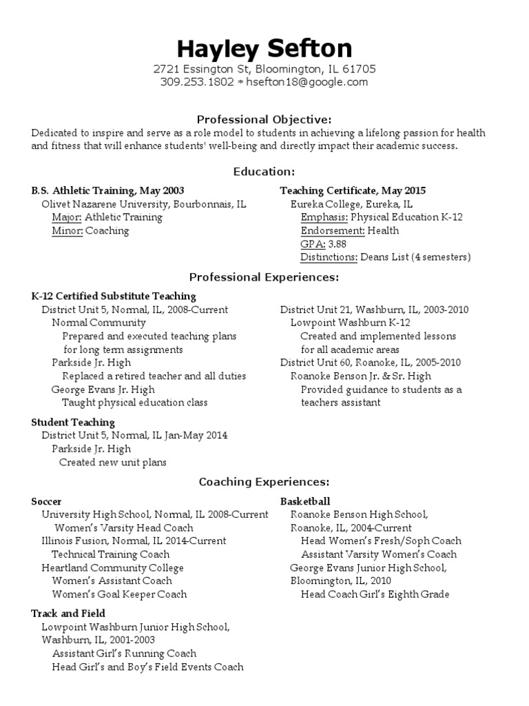 Educator & Coach: Inspiring Health | PDF