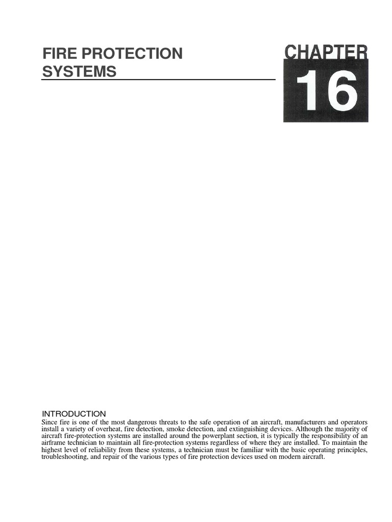CHAPTER 16 Fire Protection Systems | PDF