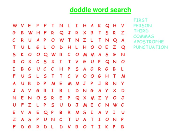 Doddle Word Search Puzzle Guide | PDF