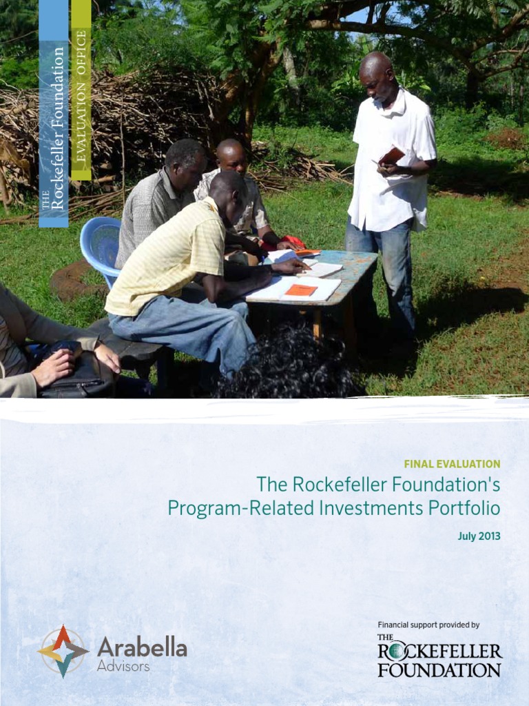 The Rockefeller Foundation's Program-Related Investments Portfolio ...
