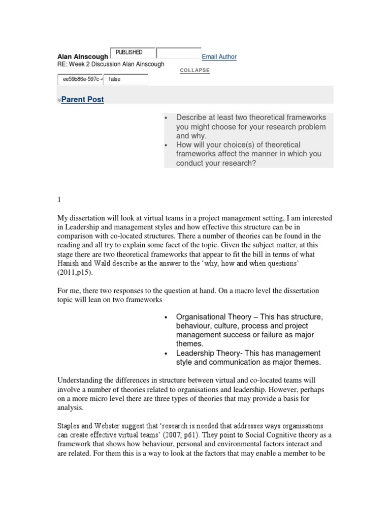 Project Management Theory | PDF | Theory | Leadership