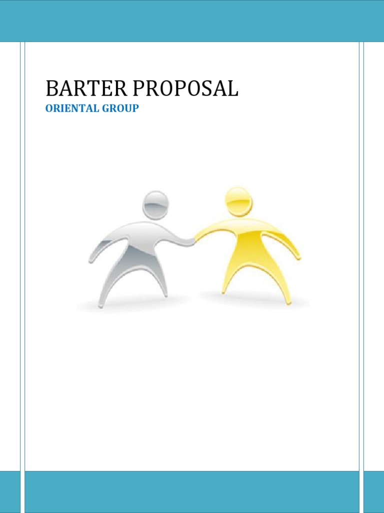 Barter Proposal for Oriental Group Partners | PDF | Barter ...