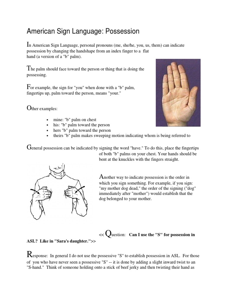 American Sign Language | PDF | American Sign Language | Sign Language