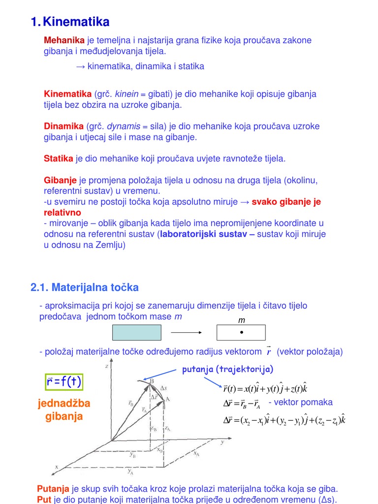 Kinematika | PDF