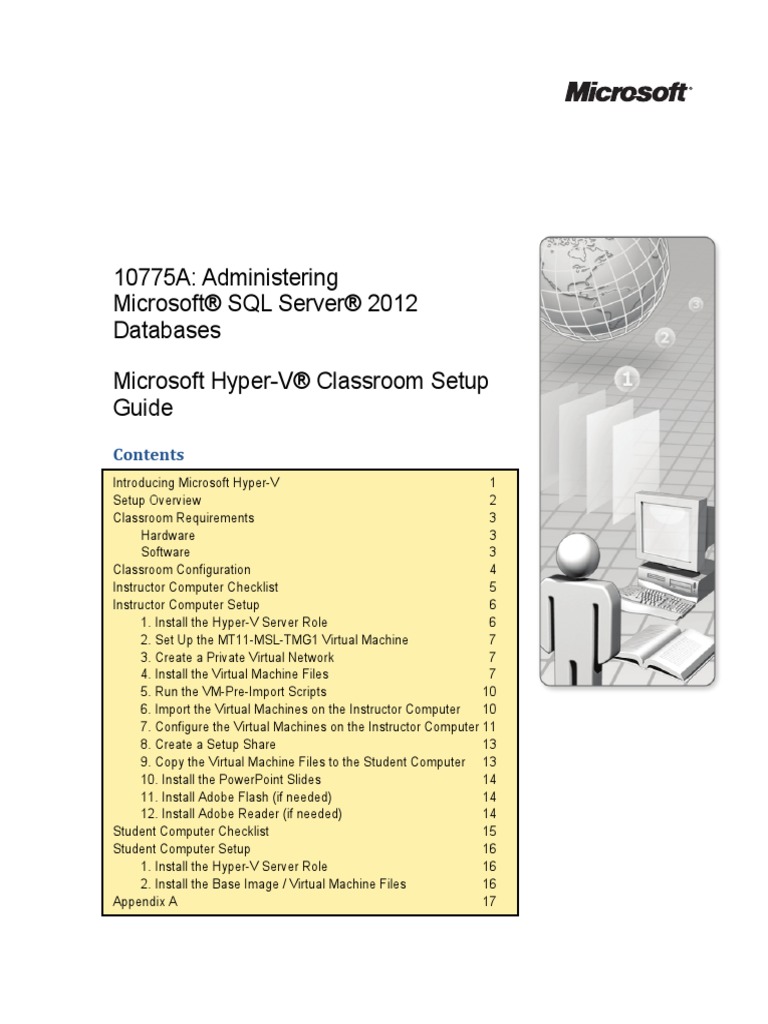 10775A Setup Guide | PDF | Hyper V | Operating System