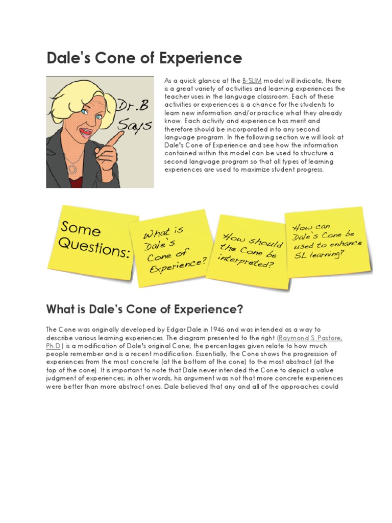 Edgar Dale | PDF | Second Language | Reading (Process)