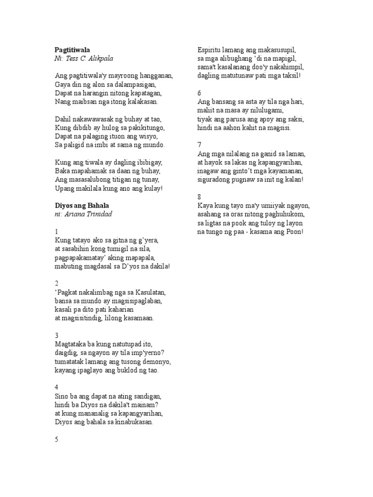 Ang Aking Pangarap | PDF