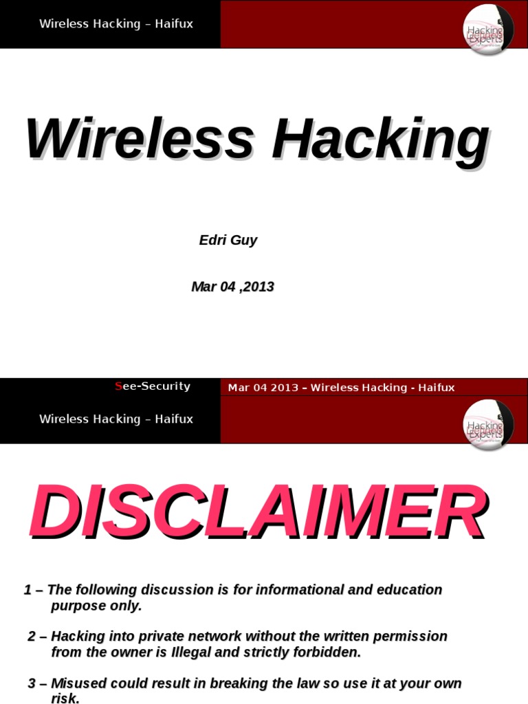 Wireless Hacking | PDF | Wi Fi | Networks