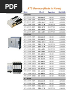 Catalogue Osung Ats | PDF | Switch | Electric Arc