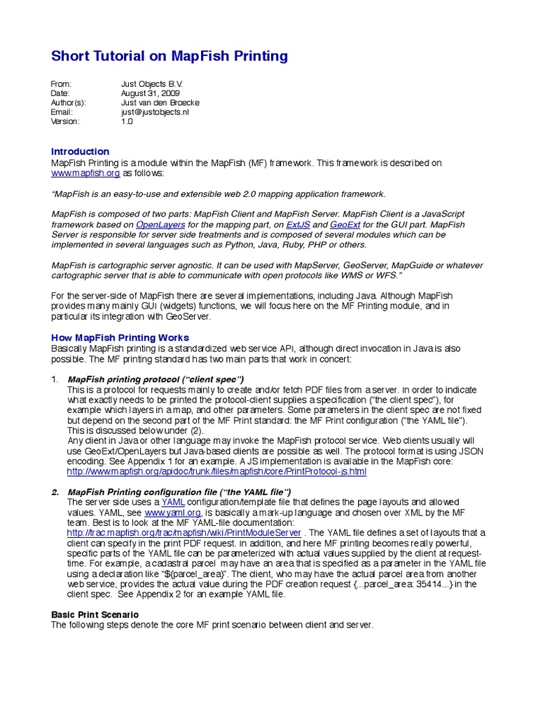 Mapfish Printing | Download Free PDF | Java (Programming Language) | Portable Document Format