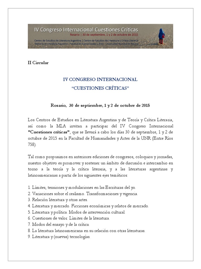 Segunda Circular | PDF