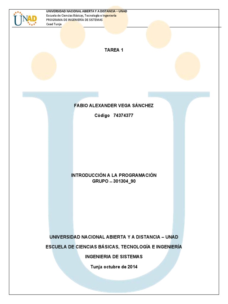 Grupo90-Vectores Introduccion A La Programacion Unad | PDF | Estructura ...