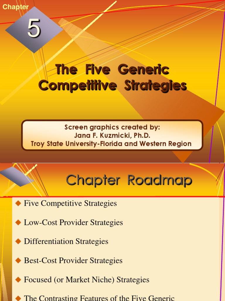 The Five Generic Competitive Strategies | PDF | Business