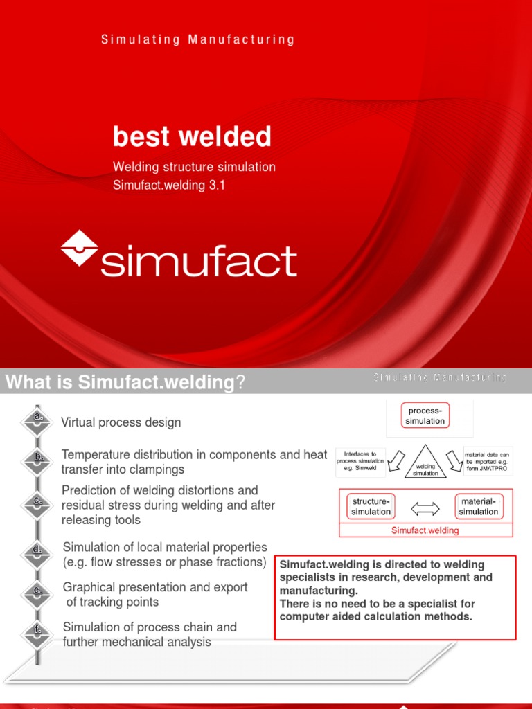 Simufact.welding 3.1 | Welding | Simulation