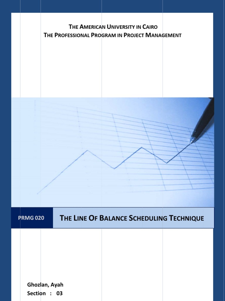 Line of Balance | PDF | Mathematical Optimization | Computer Program