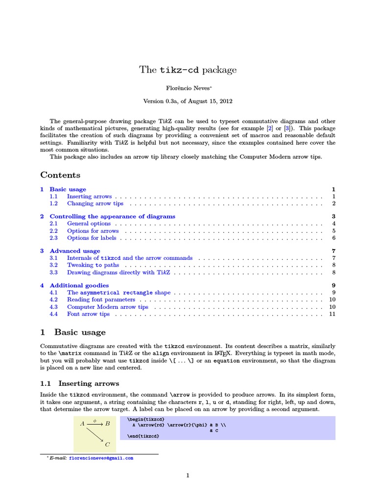 Tikz CD | PDF | Typefaces | Te X