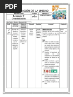 Plan de Clase LETRAS | PDF | Alfabeto | Sílaba