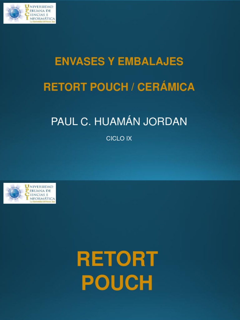 Envases Retort Pouch: Ventajas y Usos | PDF | Cerámica | Aluminio