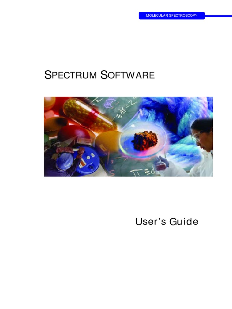 Pectrum Oftware: User's Guide | PDF | Cartesian Coordinate System ...