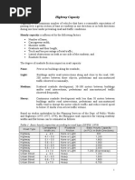 DPWH Road Design Standards | PDF