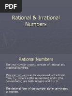 Identifying Rational and Irrational Numbers Activity Poster A4 | PDF