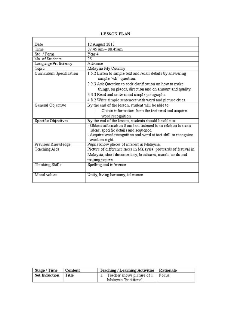 Festival Lesson Plan | PDF | Lesson Plan | Semiotics
