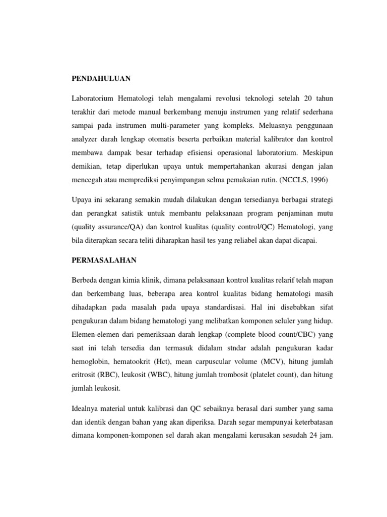Bahan Kontrol | PDF