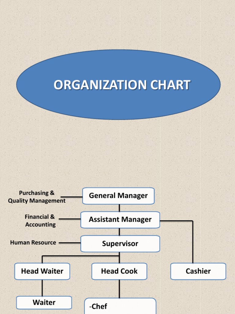 Organization Chart | Waiting Staff | General Manager