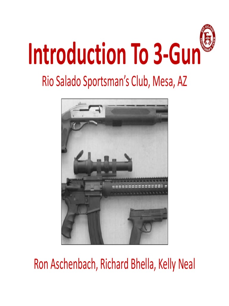 3-Gun Info | PDF | Magazine (Firearms) | Caliber