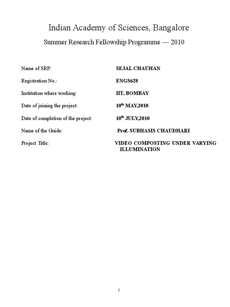 IIT Bombay Project | PDF | Image Segmentation | Cluster Analysis