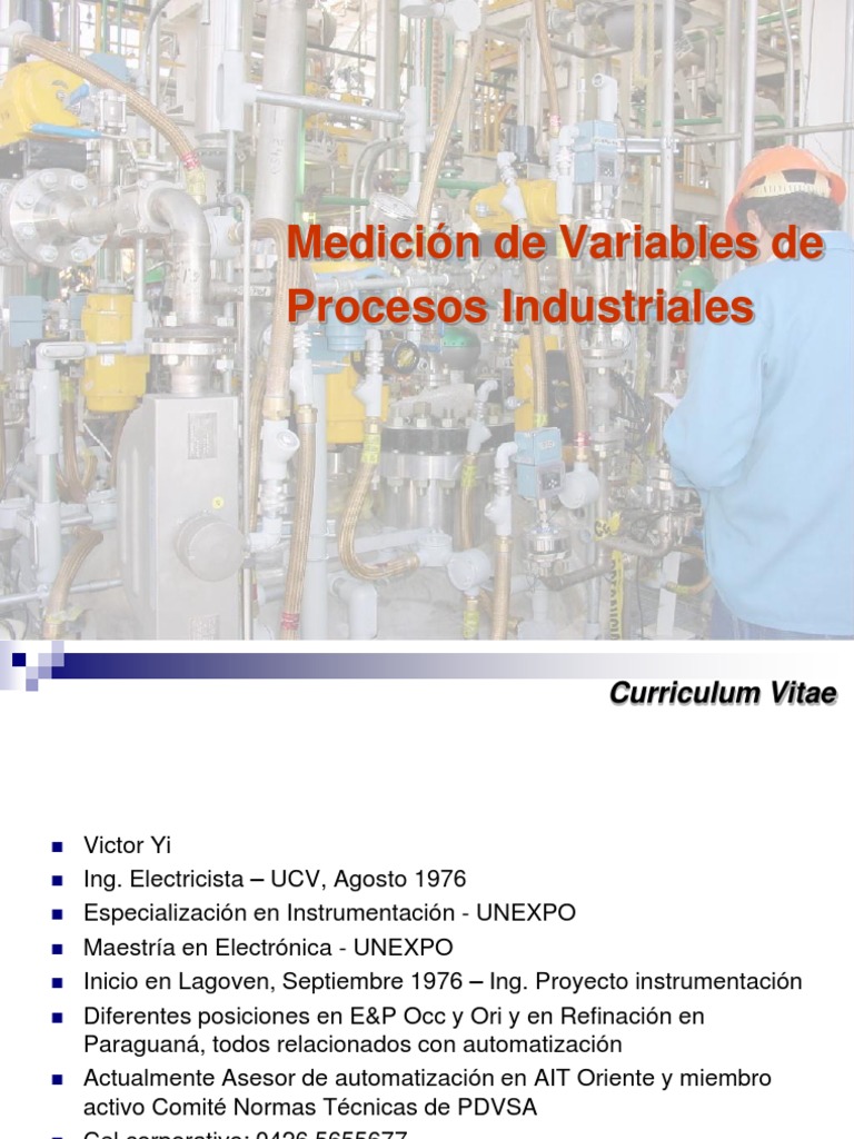 Medicion Variables Proceso Industriales | Par termoeléctrico | Presión