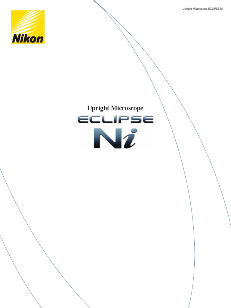 Upright Microscope Eclipse Ni | PDF | Confocal Microscopy | Microscopy